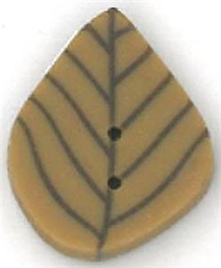 Small Golden Leaf Button Generic by Just Another Button Company