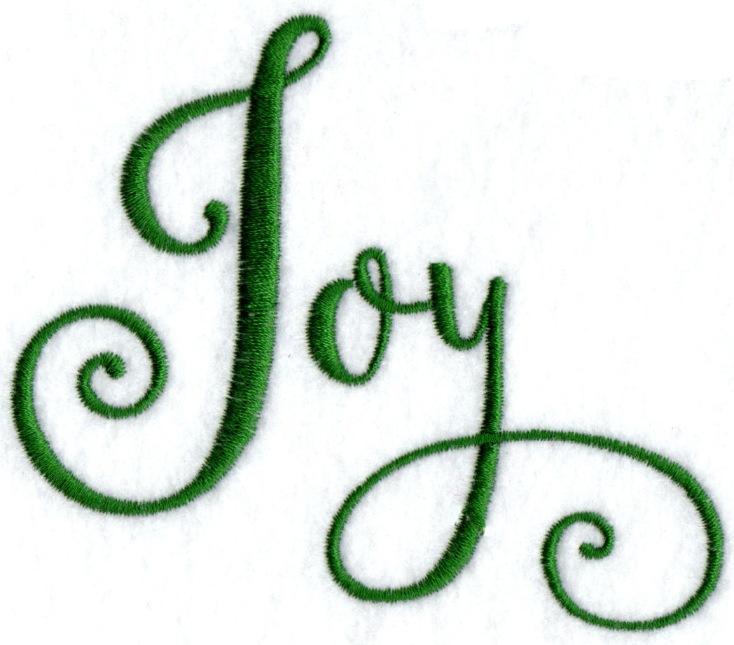 Joy Embroidery Design by Lynzie's Embroidery