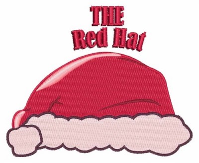 Red Hat Embroidery Design by Windmill Designs