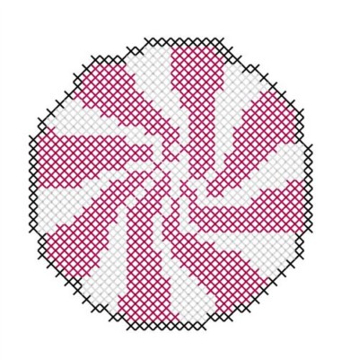 Peppermint Embroidery Design by Grand Slam Designs