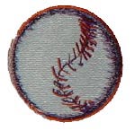 Softball busted up Embroidery Design by Grand Slam Designs