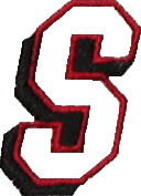 Blocky Outline Letter S Embroidery Design by Grand Slam Designs