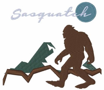 Sasquatch Mountain Embroidery Design by Windmill Designs