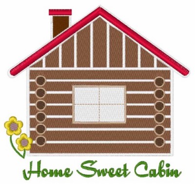 Home Sweet Cabin Embroidery Design by Windmill Designs
