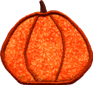 Rustic Pumpkin- October Embroidery Design by Embroidery Central
