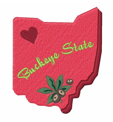 Buckeye State Embroidery Design by Windmill Designs