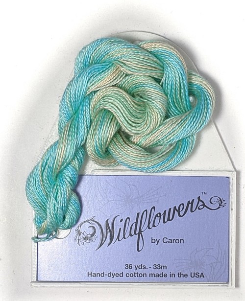 Caron Collection Hand Dyed Wildflowers / 200 AquamarineEmbroidery Floss ...