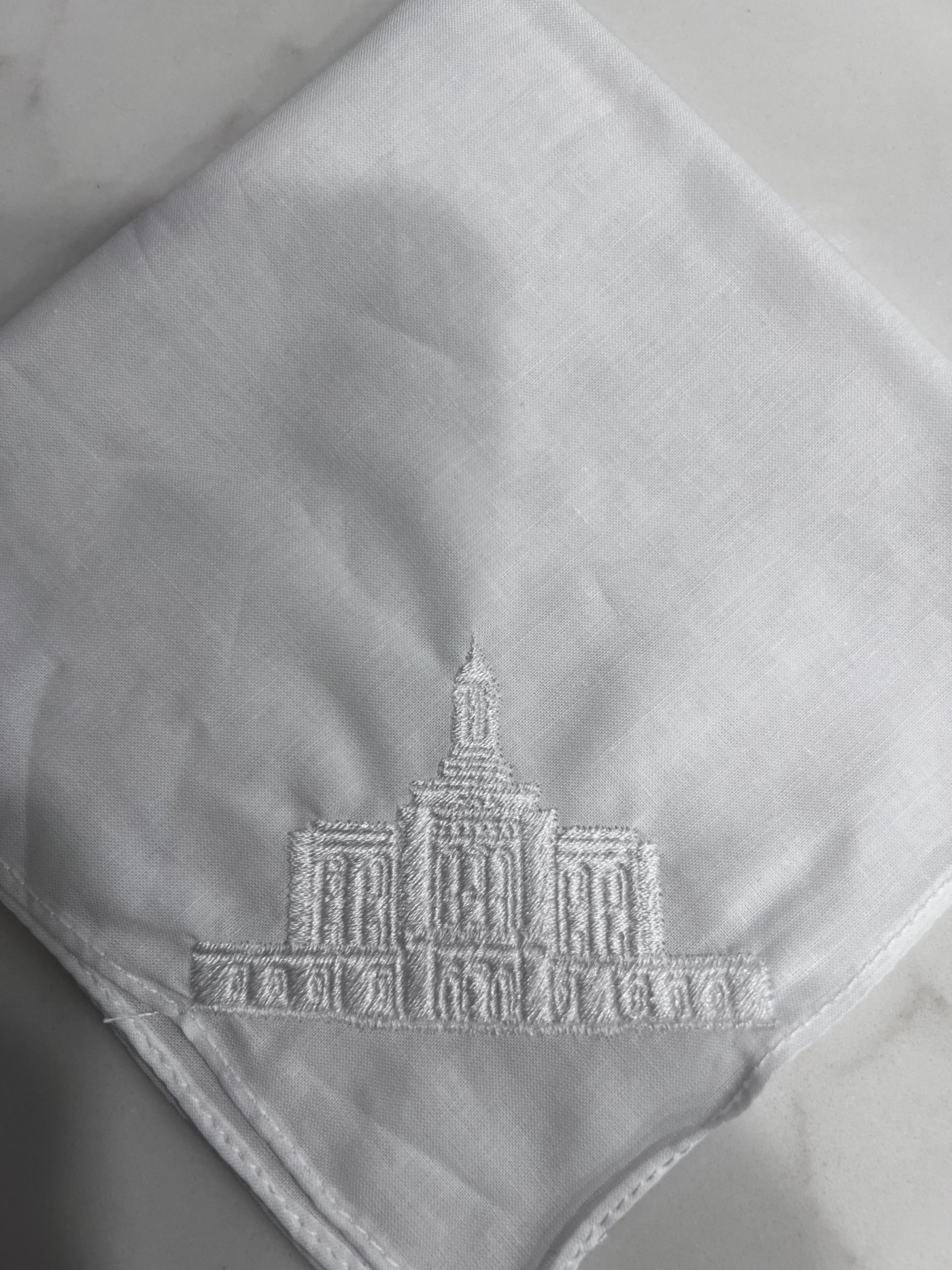 Deseret Peak Utah Temple White on White Embroidery Design by Embroidery ...