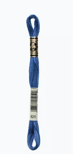 DMC 6 Strand Cotton Embroidery Floss / 825 DK BlueEmbroidery Floss by DMC