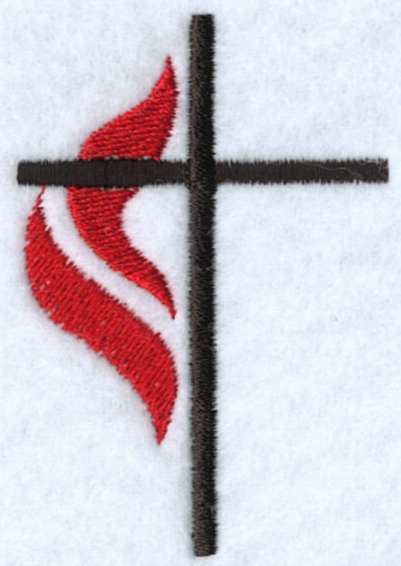 Methodist 4 cross Embroidery Design by Sew Man Embroidery