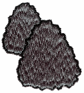 Village Bushes Embroidery Design by Anita Goodesign