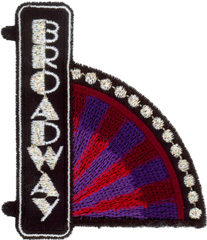 Broadway Embroidery Design by Cactus Punch