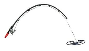 Bent Fishing Rod Embroidery Design by Starbird Inc.