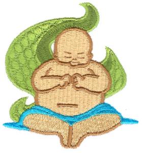 Buddha Embroidery Design by Stitchitize