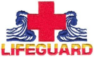 Lifeguard Logo # 2 Embroidery Design by Stitchitize