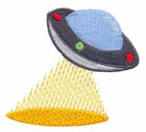UFO Spotlight Embroidery Design by Stitchitize