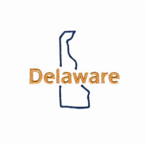 Delaware Outline Embroidery Design by Starbird Inc.