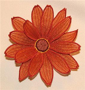 Aster Large Embroidery Design by John Deer's Embroidery Legacy