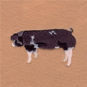 Spots Pig Embroidery Design by Starbird Inc.