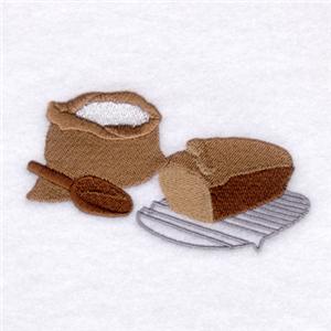 Bread With Flour Embroidery Design by Starbird Inc.