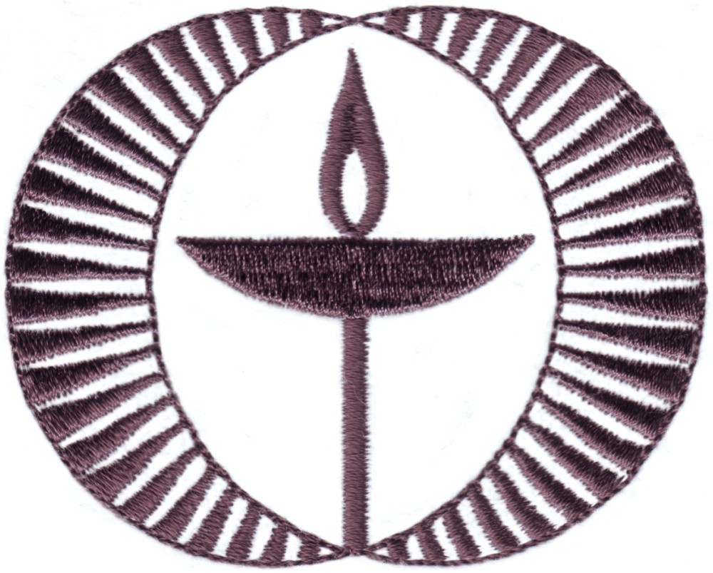 Unitarian Symbol ( New ) Embroidery Design by Stitchitize