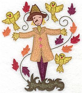 Scarecrow large Embroidery Design by John Deer's Embroidery Legacy
