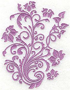 Ivy swirls small Embroidery Design by John Deer's Embroidery Legacy