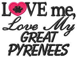 Great Pyrenees Embroidery Design by Grand Slam Designs