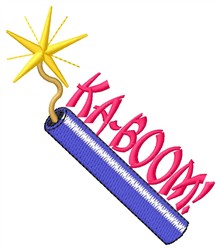 Ka Boom Embroidery Design by Grand Slam Designs