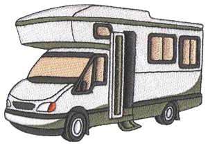Caravan/Camper 3 Embroidery Design by Glenn Harris Designs