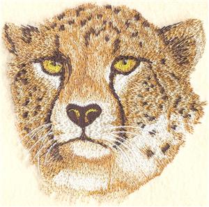 Cheetah Embroidery Design by Anita Goodesign