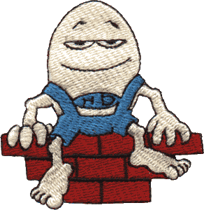 Humpty Dumpty Embroidery Design by Embroidery Central