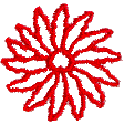 Daisy Outline Embroidery Design by Sew Man Embroidery